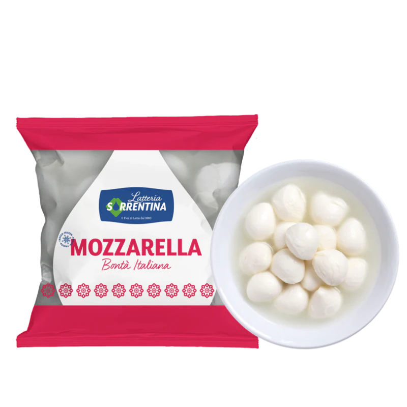 Queso Mozarella Cherry Frozen en envase de 250 gr – Monleone SpA